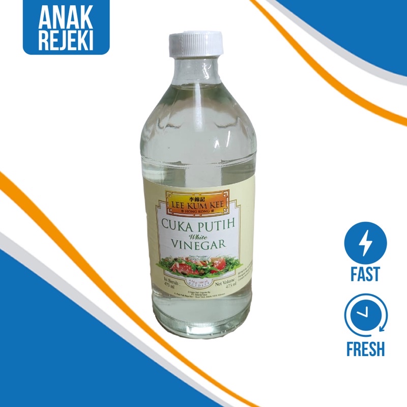 Jual Cuka Putih Lee Kum Kee White Vinegar 473ml / Cuka LKK Premium ...