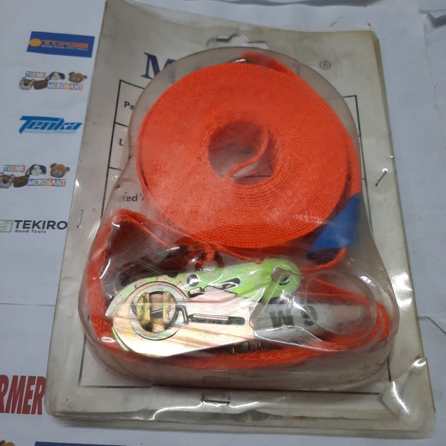 Jual 1T Rachet Tie Down 1 INCH x 6 Meter Tali Pengikat Motor LASING ...