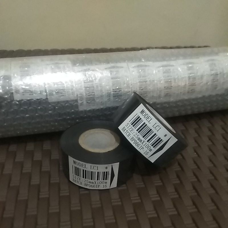Jual Tinta Coding Pita Hot Print Hot Foil Ribbon 25x100M LC-1* Harga ...