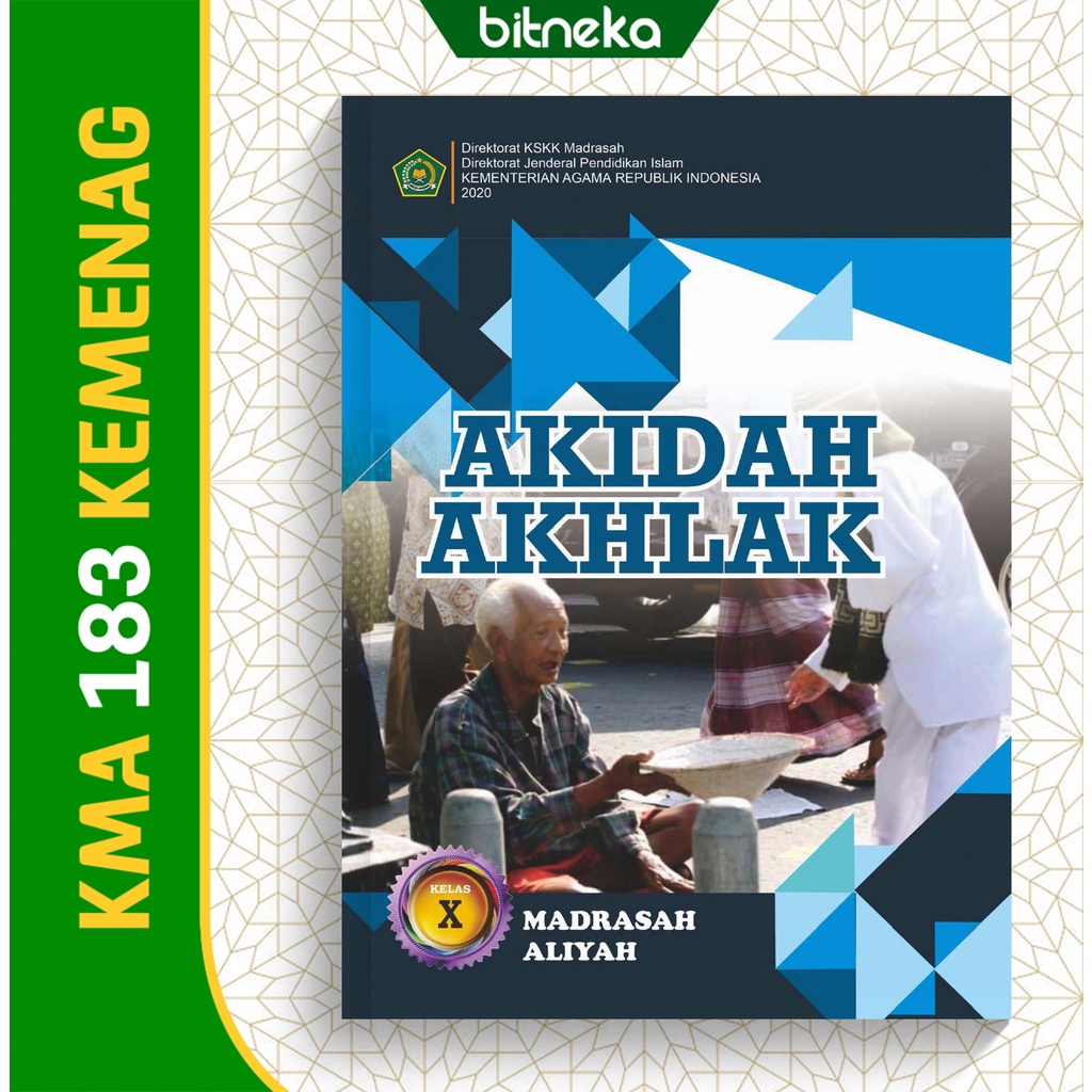 Jual Buku Siswa Akidah Akhlak Kelas 10 MA KEMENAG KMA 183 | Shopee Indonesia
