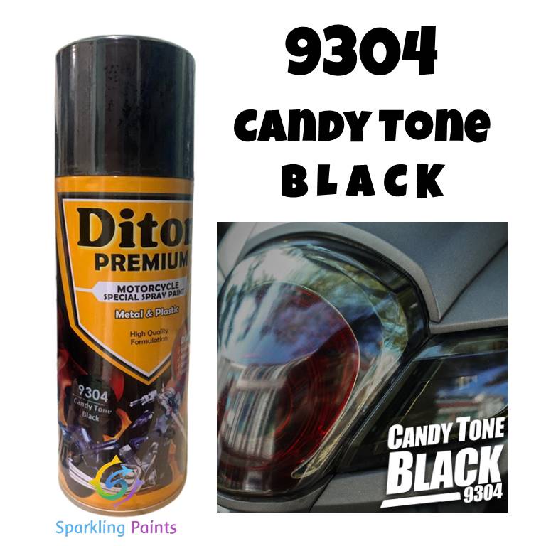 Jual Pilox Diton Premium Candy Tone Black 9304 Candytone Cat Semprot ...