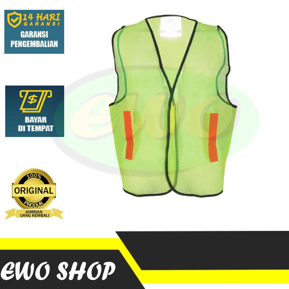 Jual Baju Rompi Proyek Safety Jala Eco Vest Hijau Rpo Shopee Indonesia