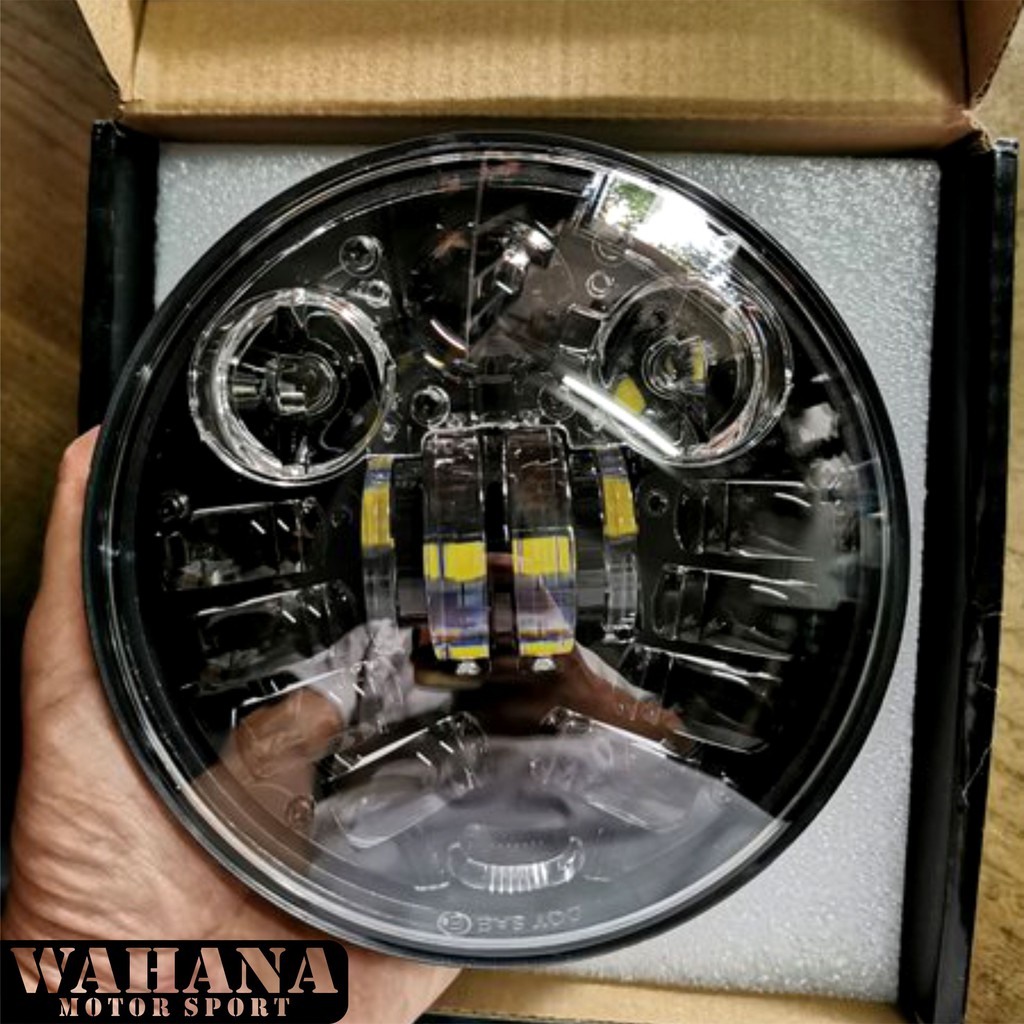 Jual Road Hacker Headlamp Daymaker Lampu Depan LED 5.75 Inch Universal ...