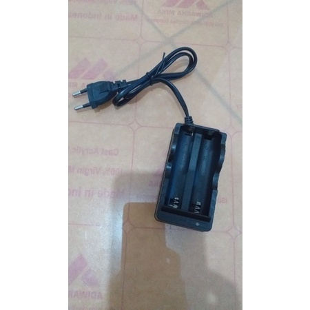 Jual Cell Charger Adaptor Baterai 18650 Termometer Digital 2Slot Kabel ...