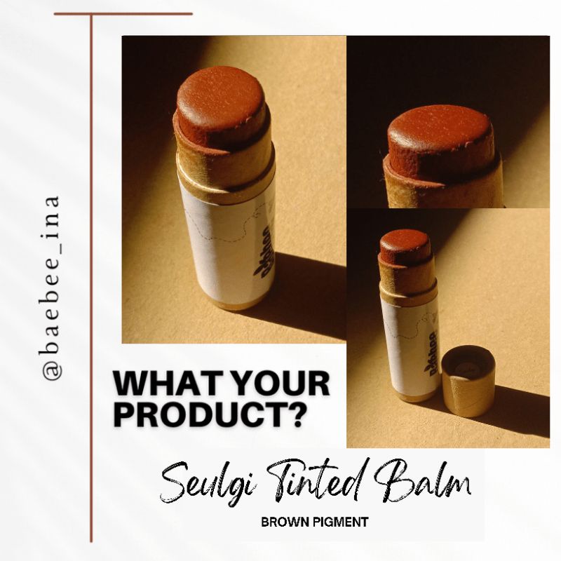 Jual SEULGI TINTED BALM made with natural ingridient and eco packaging by baebee_ina | Shopee ...