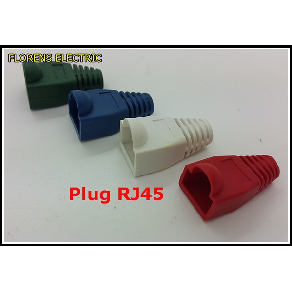 Jual Plug Boot RJ45 (tersedia warna hijau , biru, merah & putih ...