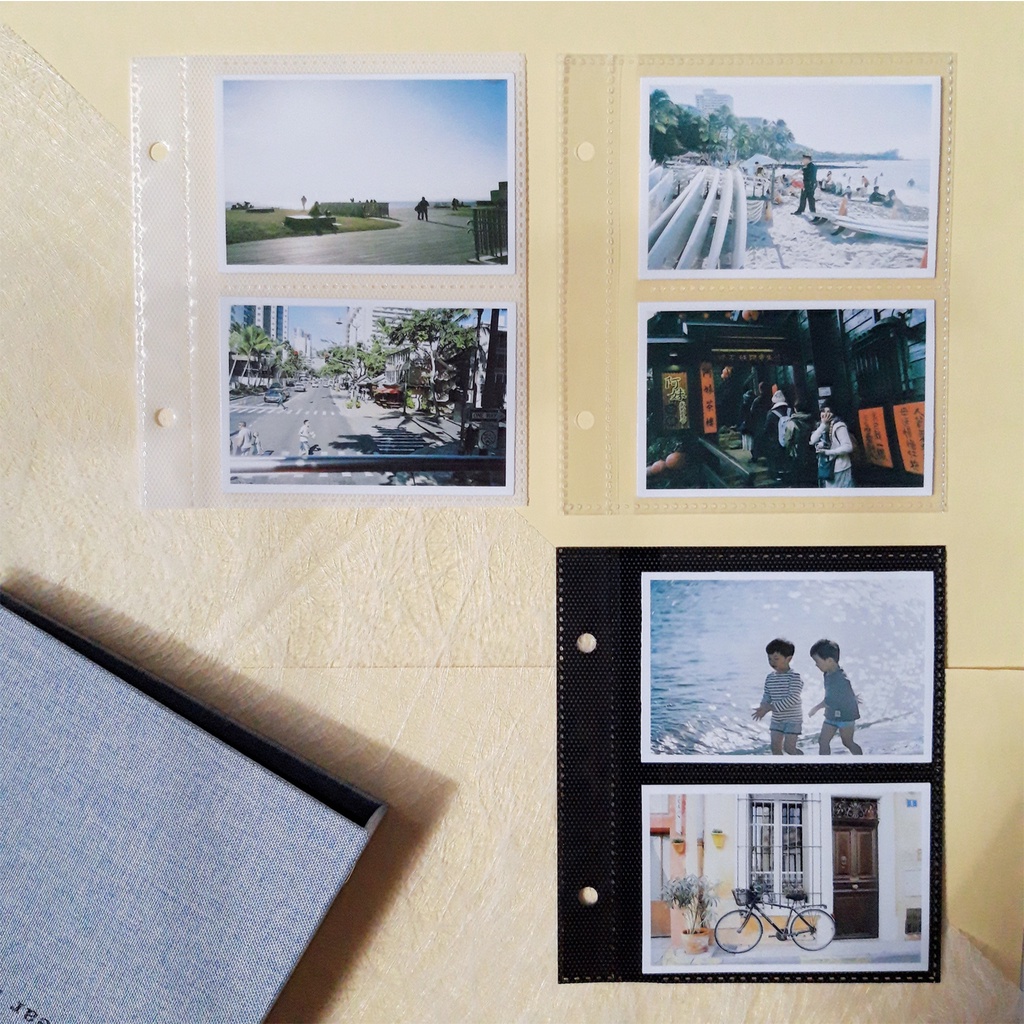 Jual Refill Inner Album Foto 2 Hole/Sleeve Pocket Binder Album Foto ...