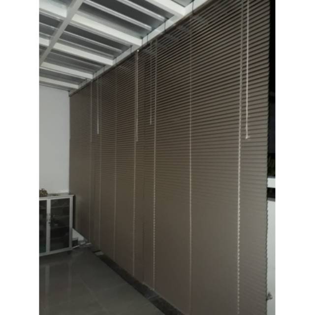 Jual tirai krey outdoor indoor alumunium 120x220 FREE PACKING KARDUS ...