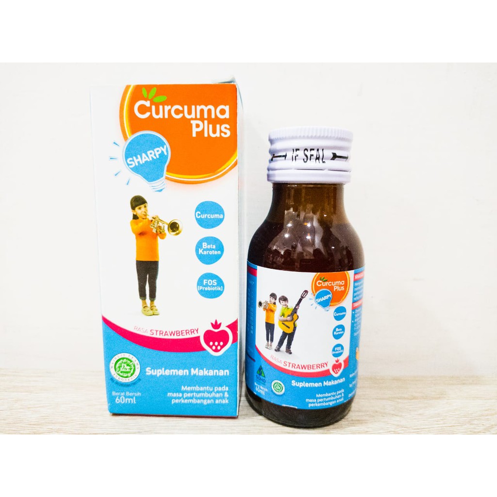 Jual CURCUMA PLUS SHARPY RASA JERUK SIRUP 60 ML | Shopee Indonesia