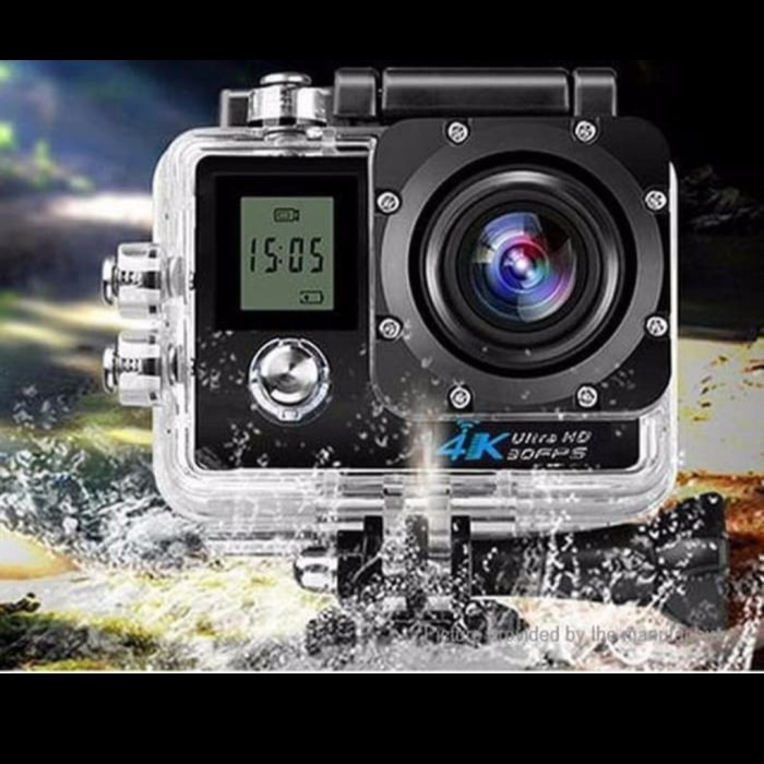 Jual Action Camera Sportcam 4k 2 LCD Kamera Sport Cam 2 Layar + Remote ...