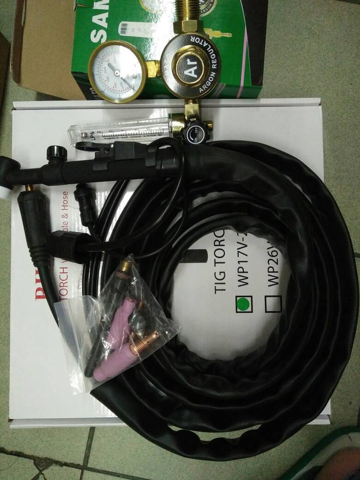 Jual stang argon tig torch plus regulator argon samato | Shopee Indonesia