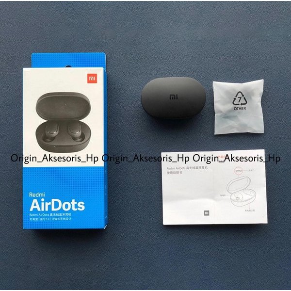 Jual Xiaomi Redmi Airdots TWS Headset Bluetooth 5.0 Wireless Earbuds ...
