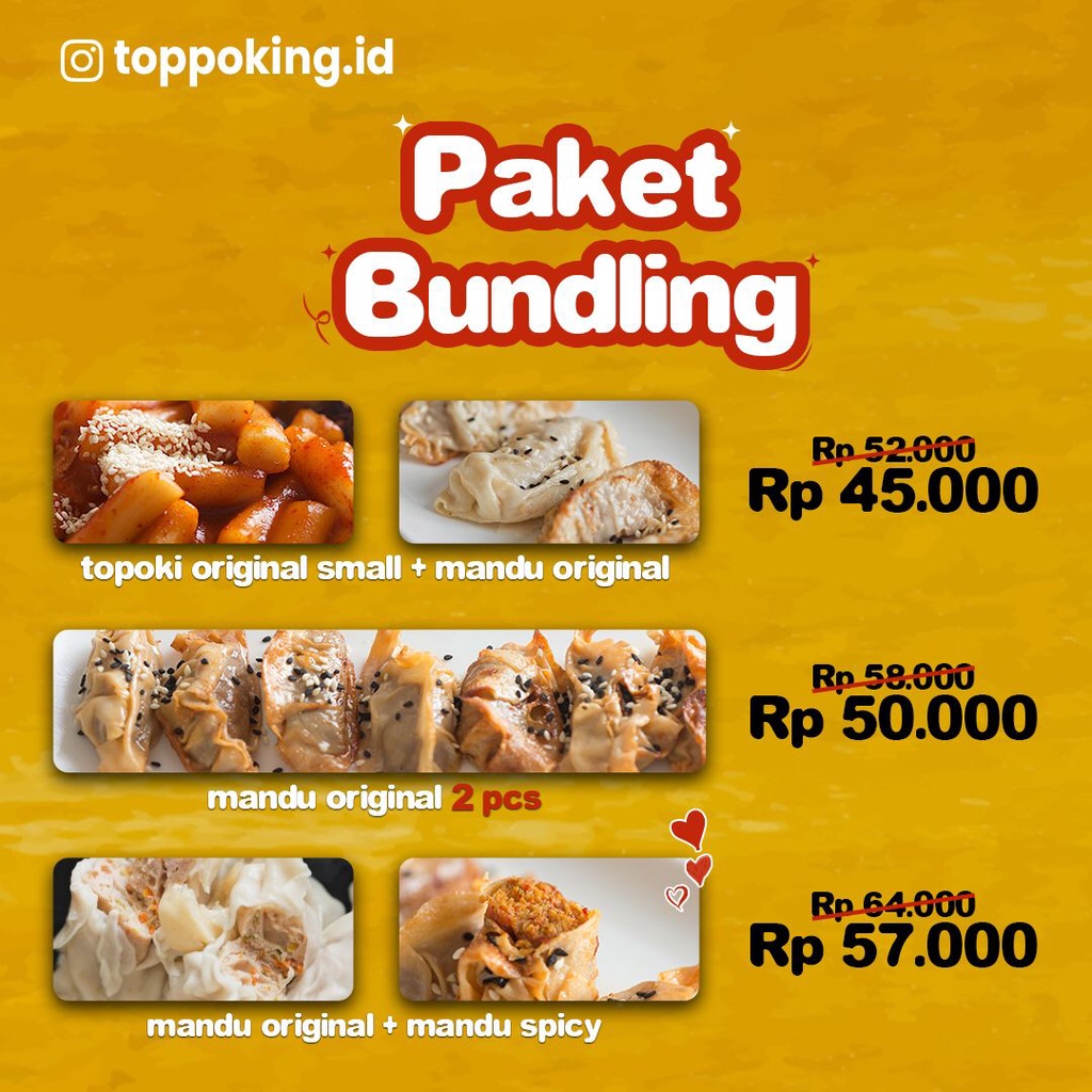 Jual PROMO PAKET BUNDLING / TOPPOKI / MANDU / HALAL KOREAN FOOD ...