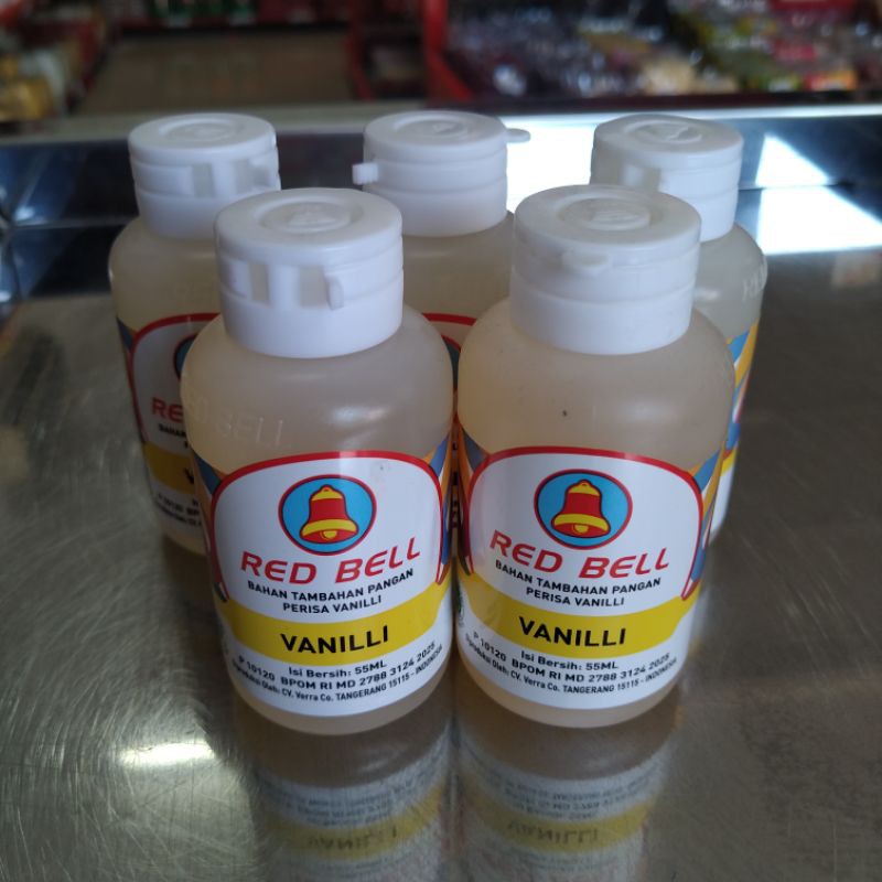 Jual Red Bell Vanili Cair 55 ml / Perisa Vanilla Redbell / Vanily Cair ...