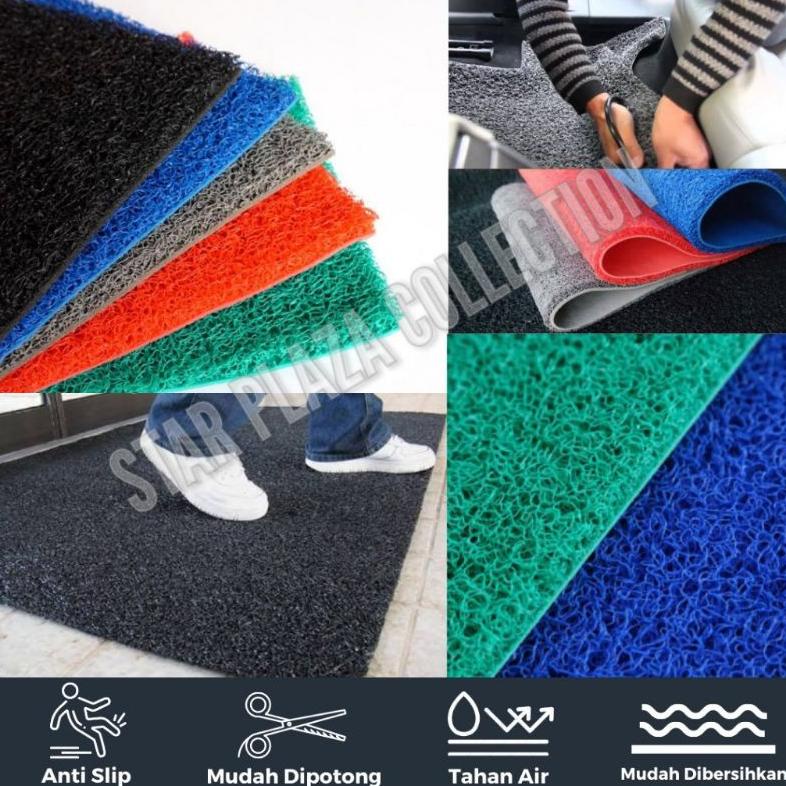 Jual Karpet Keset Karet Pvc Keset Mie / Bihun Tebal Keset Welcome Polos ...