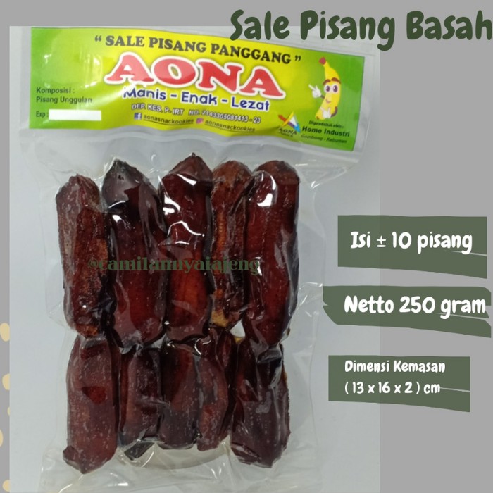 Jual Sale Pisang Basah Asap Madu Oven Manis Legit Enak Asli Khas ...