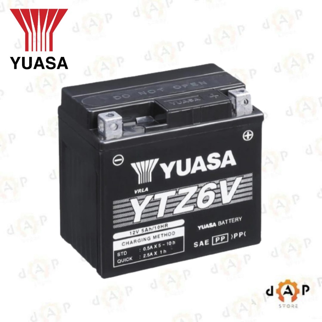 Jual ACCU YUASA YTZ6V // ACCU KERING // ACCU MOTOR VARIO 125, VARIO 150 ...