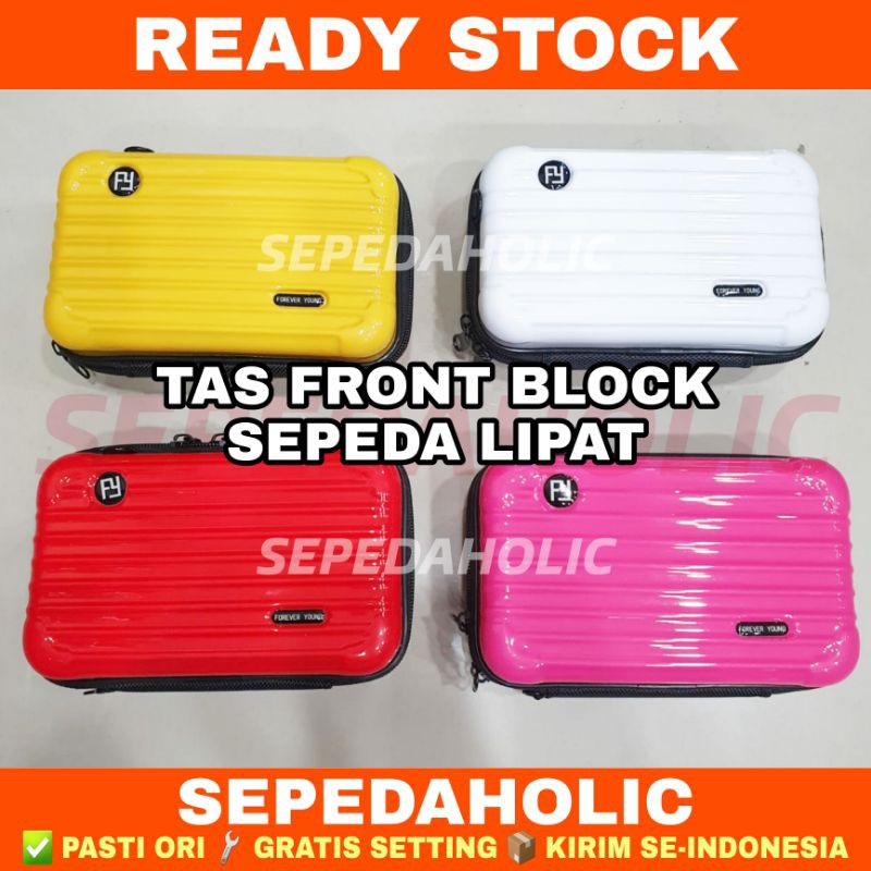 Jual Tas Front Block Sepeda Lipat Koper Mini | Shopee Indonesia