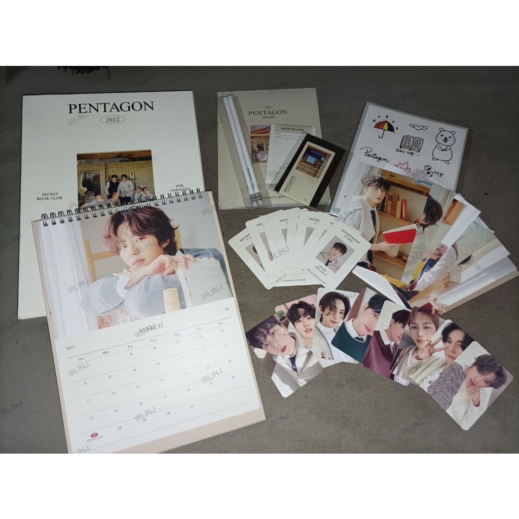 Jual PENTAGON SEASON GREETING 2022 Member Set Photo Card. Membership ...
