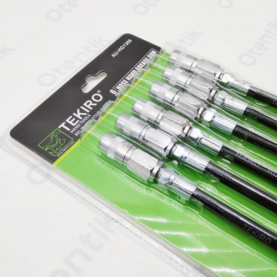 Jual TEKIRO SELANG GREASE GUN 6PCS - SELANG POMPA GEMUK TANGAN 6 PCS ...