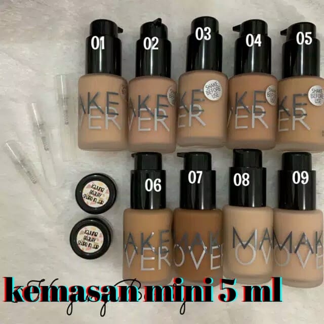 Jual foundation make over ultra cover liquit/ share in jare 5 gr ...