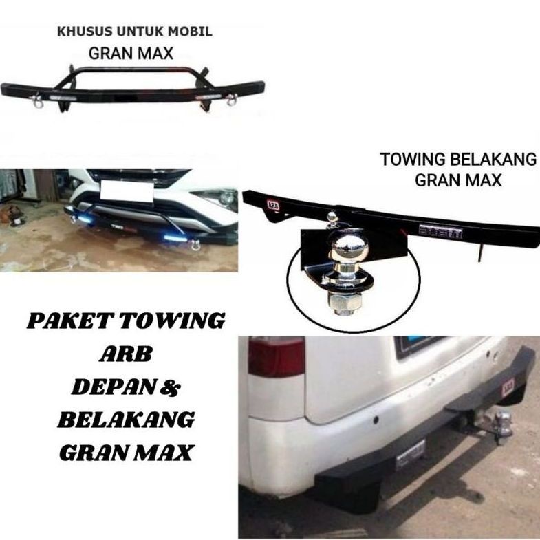 Jual PAKET BUMPER BESI BEMPER BESI TOWING DEPAN BELAKANG GRAND MAX ...