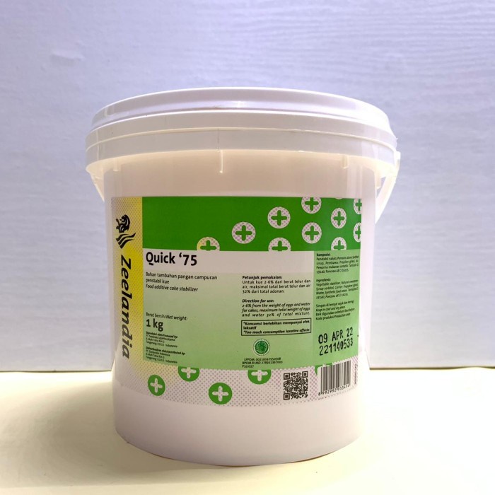 Jual ZEELANDIA QUICK 75 EMULSIFIER 1 KG- SP PENGEMBANG KUE PENSTABIL ...