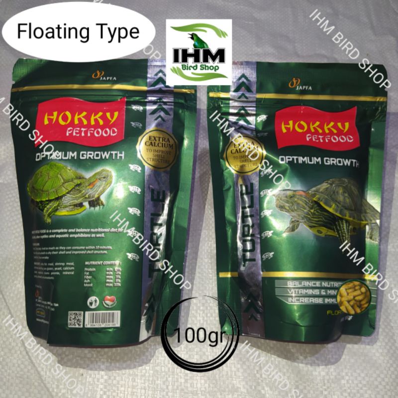 Jual Hokky Turtle Stick Optimum Growth Makanan Kura-kura 100gr Turtle ...