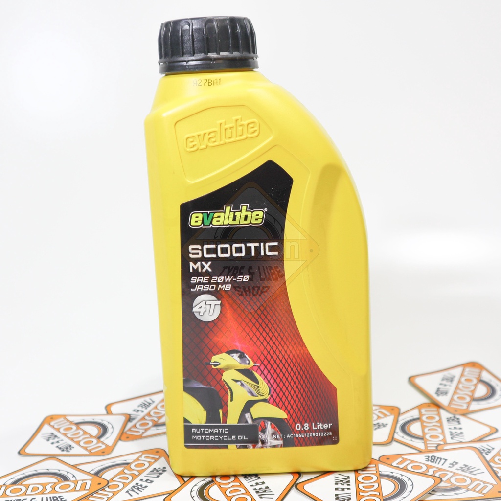 Jual Oli Motor Matic Evalube Scootic MX 20W-50 0.8 Liter | Shopee Indonesia