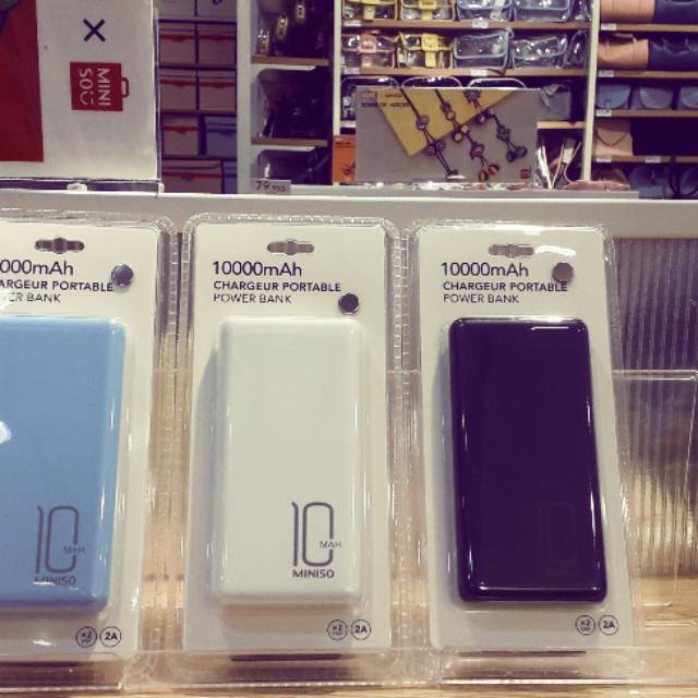 Jual Miniso official power bank 10000MAH | Shopee Indonesia
