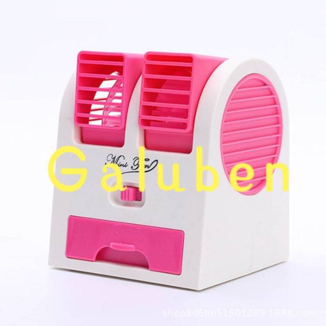 Jual KIPAS ANGIN AROMATERAPI PARFUM AC /MINI PORTABLE DOUBLE COLOUR FAN ...