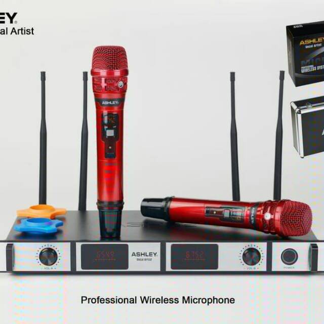 Jual MIC WIRELESS ASHLEY LIMITED EDITION UHF MULTI CHANNEL | Shopee ...