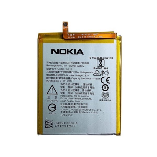 Jual BATTERY NOKIA 6 ( MODEL : HE316 ) | Shopee Indonesia