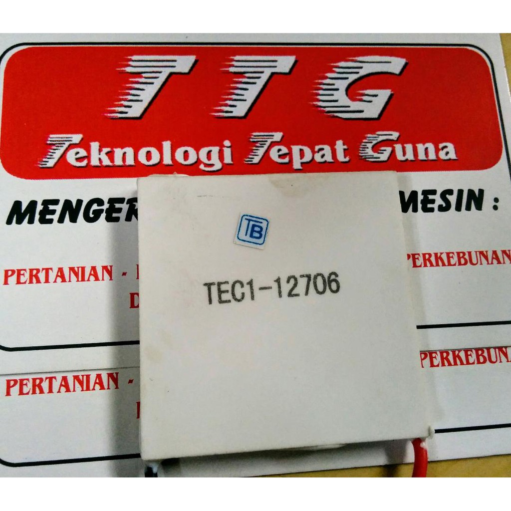 Jual PELTIER THERMOELECTRIC TEC1-12706 12V 6A PENDINGIN/COOLER | Shopee Indonesia