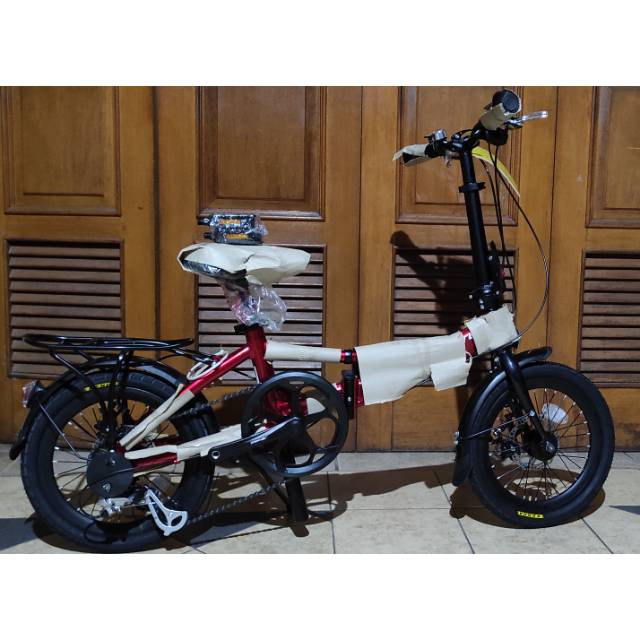 Jual Sepeda lipat folding bike seli United Roar 2020 16 merah | Shopee ...