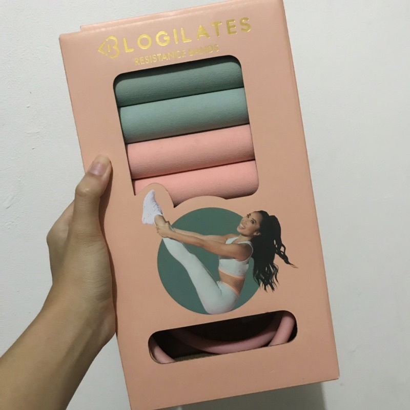 Jual Blogilates Resistance Bands 2pk - Green & Pink | Shopee Indonesia