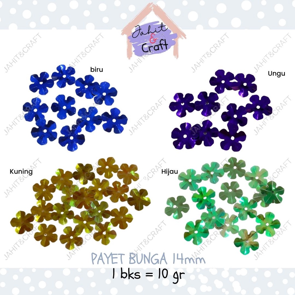 Jual Ramboci Payet Bunga 3D Sakura 14mm / Mote Bunga / Payet Bunga ...