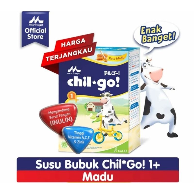 Jual morinaga chil-go 1+ Susu Bubuk Vanilla/Madu Box 700g | Shopee Indonesia
