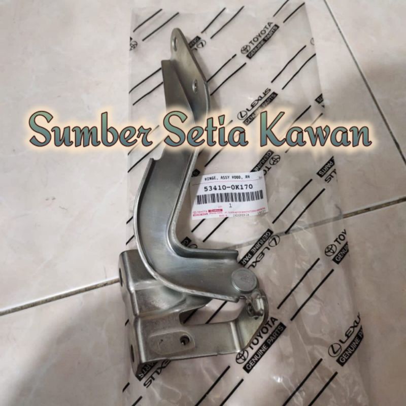 Jual Engsel Kap Mesin Hinge Assy Hood Kanan RH Toyota Innova Reborn ...
