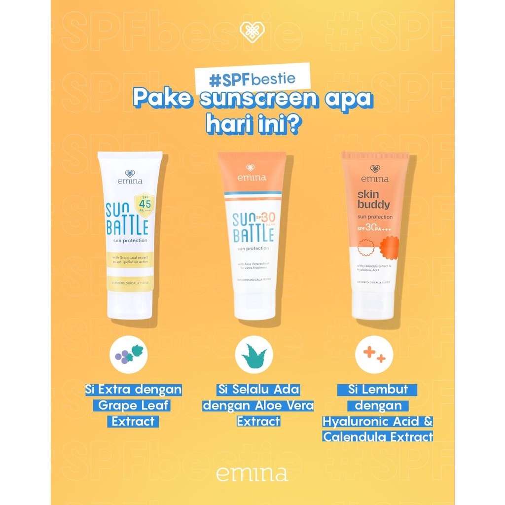 Jual EMINA Sunscreen (Sun Battle) | Shopee Indonesia