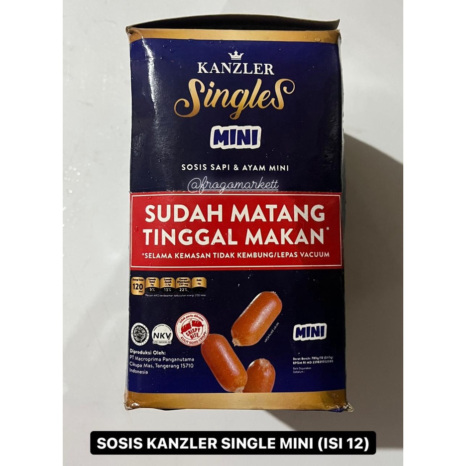 Jual Sosis Kanzler Single Mini 65gr 1 Box (Isi 12) | Shopee Indonesia