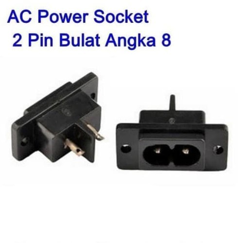 Jual A441 Socket AC Power ANGKA 8 Outlet Inlet Soket AC | Shopee Indonesia