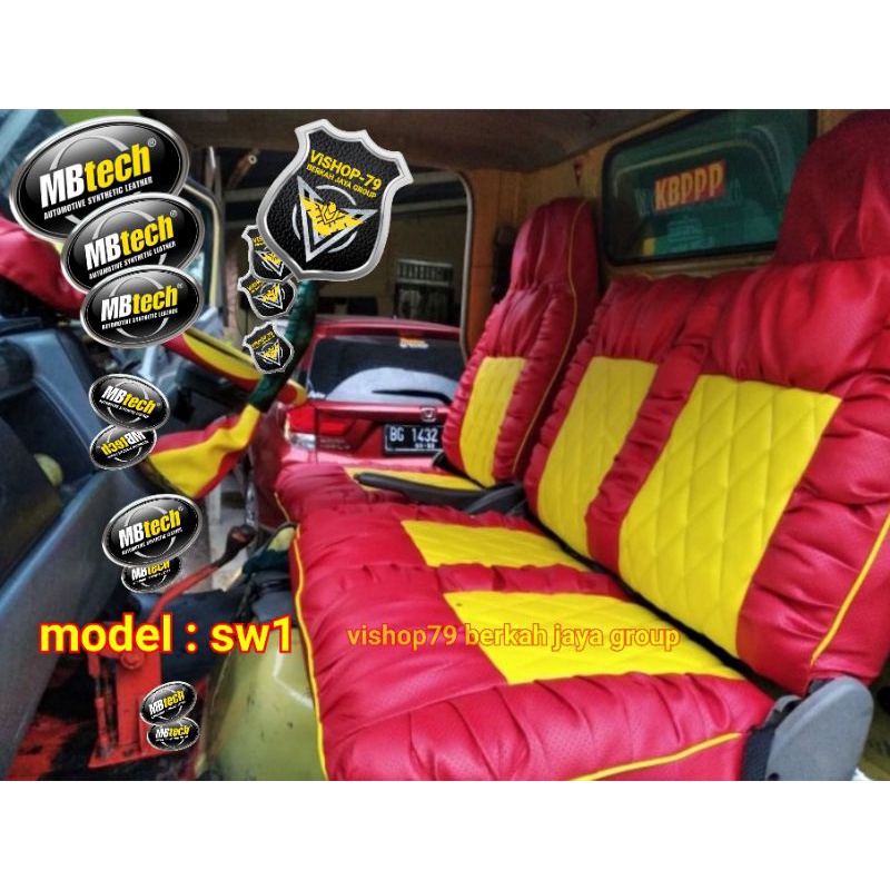 Jual (TERMAHAL) sarung jok cover jok mobil Truk Mitsubishi Canter Isuzu ...