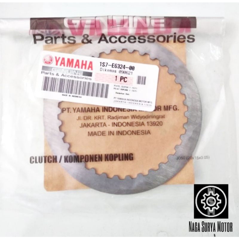 Jual Plat kopling plat besi gesek Yamaha Jupiter MX 1S7-E6324-00 ORI YGP | Shopee Indonesia