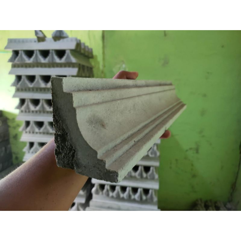 Jual lis beton list beton list tempel lis tempel | Shopee Indonesia