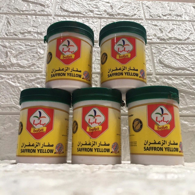 Jual Saffron Pewarna Makanan Yellow Baba Food Color Powder 100grm Exp ...