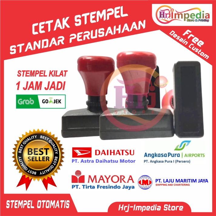 Jual Cetak Stempel Otomatis Standar Perusahaan PT/CV | Cetak Stempel Logo Custom | Cetak Stempel ...