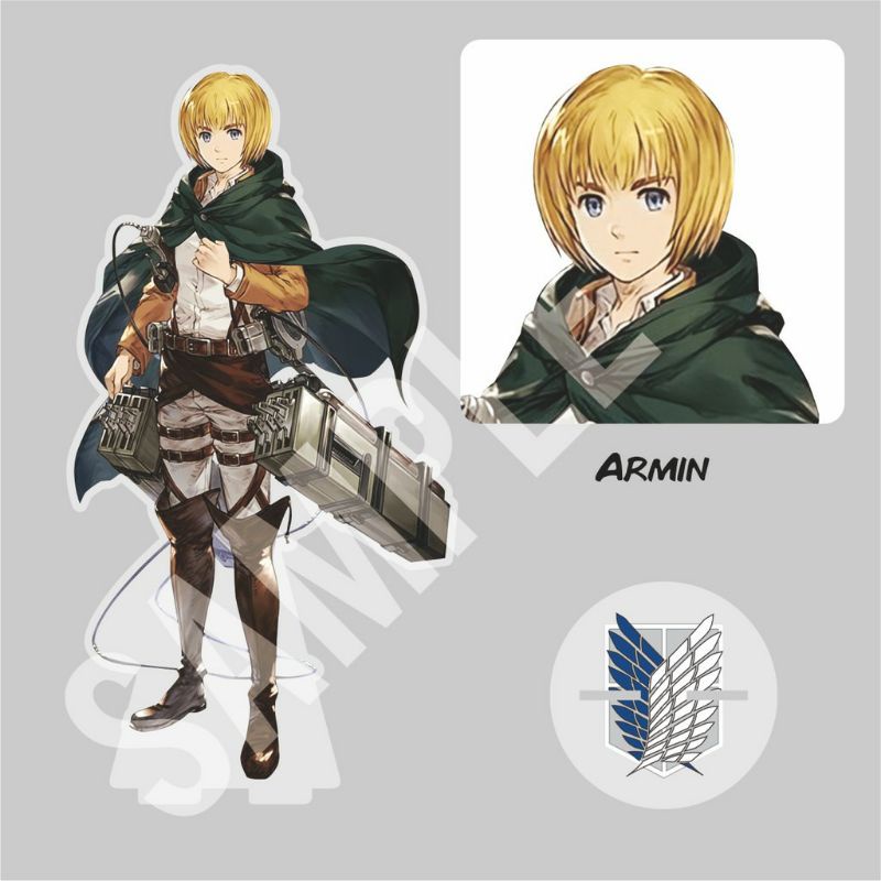 Jual stande standee demon slayer, attack on titan aot, genshin impact ...