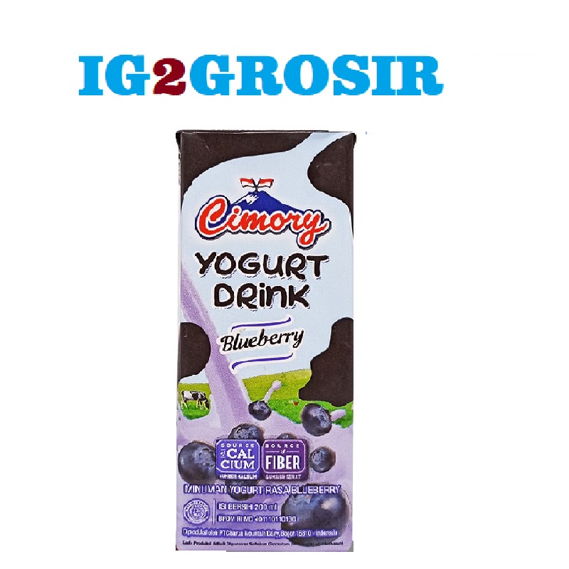 Jual Cimory Yogurt Drink Blueberry 200ml | Shopee Indonesia