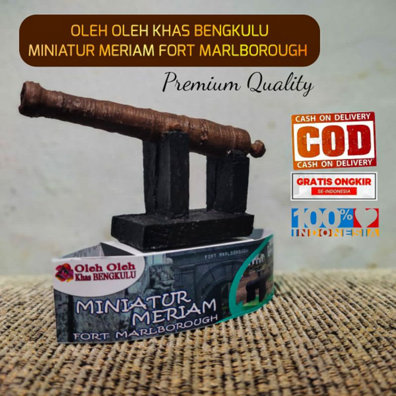 Jual MINIATUR MERIAM FORT MARLBOROUGH BENGKULU OLEH OLEH KHAS BENGKULU ...